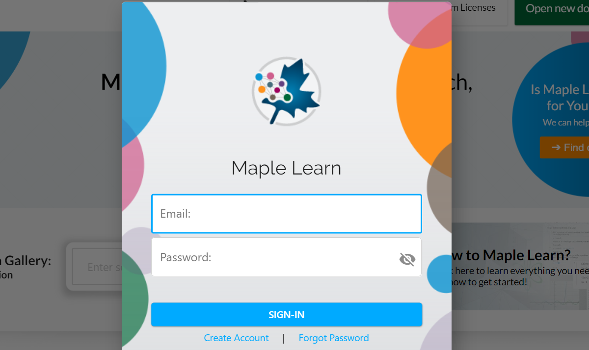 How-to: Setting up Maple Learn